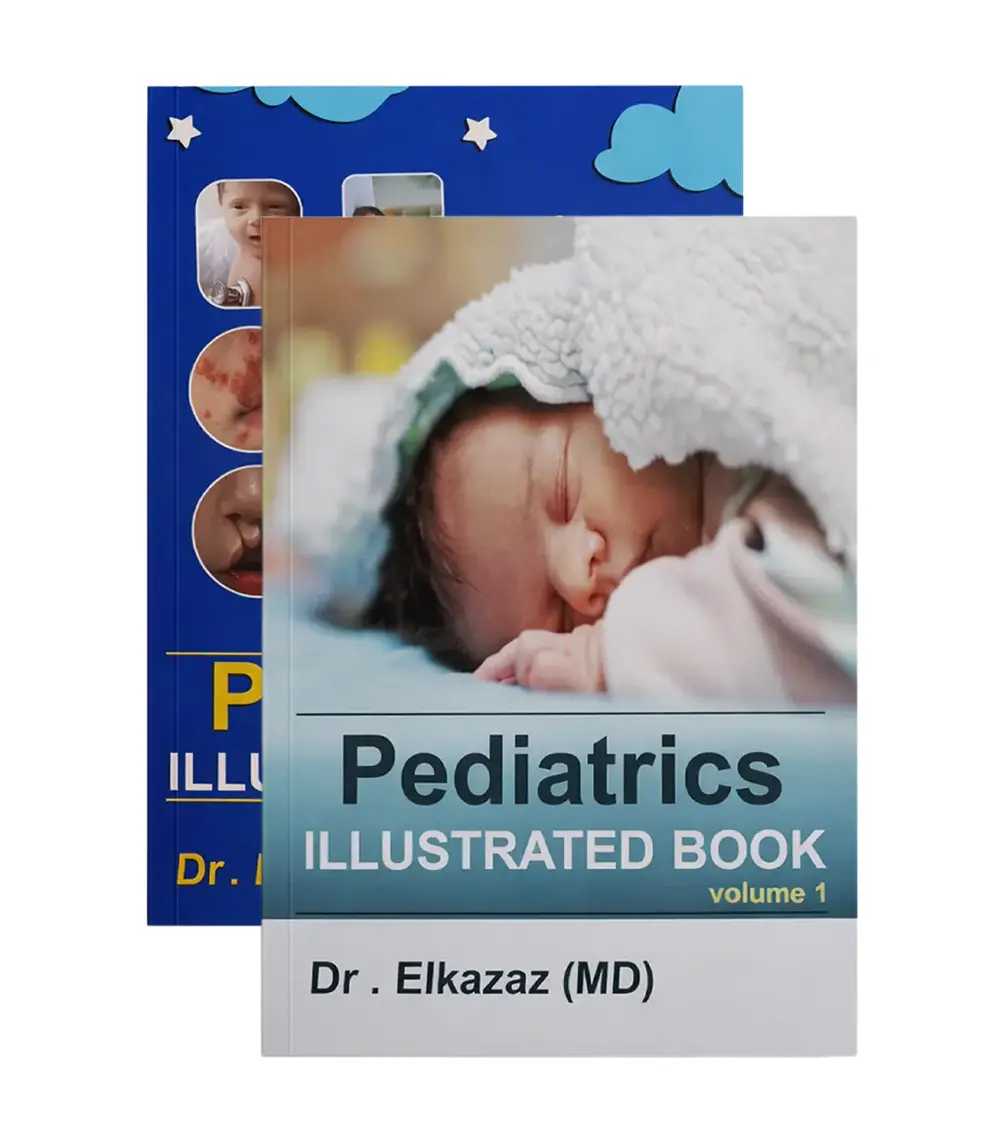 Pediatrics Illustrated Book (2 Vol) | Visual Pediatrics Guide – Tabib Mart
